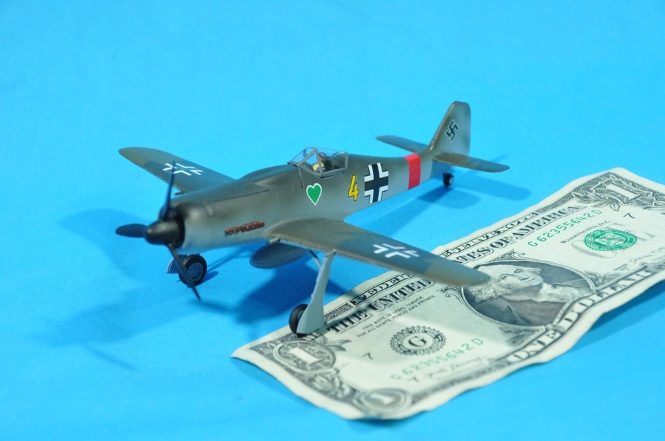 1:72 scale WW2 Focke Wulf 190 D fighter custom built airplane model ...