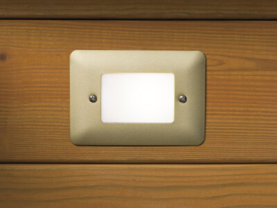 Kichler 5" Step Light with Open Brass Faceplate - Acrylic Lens - T5 ...