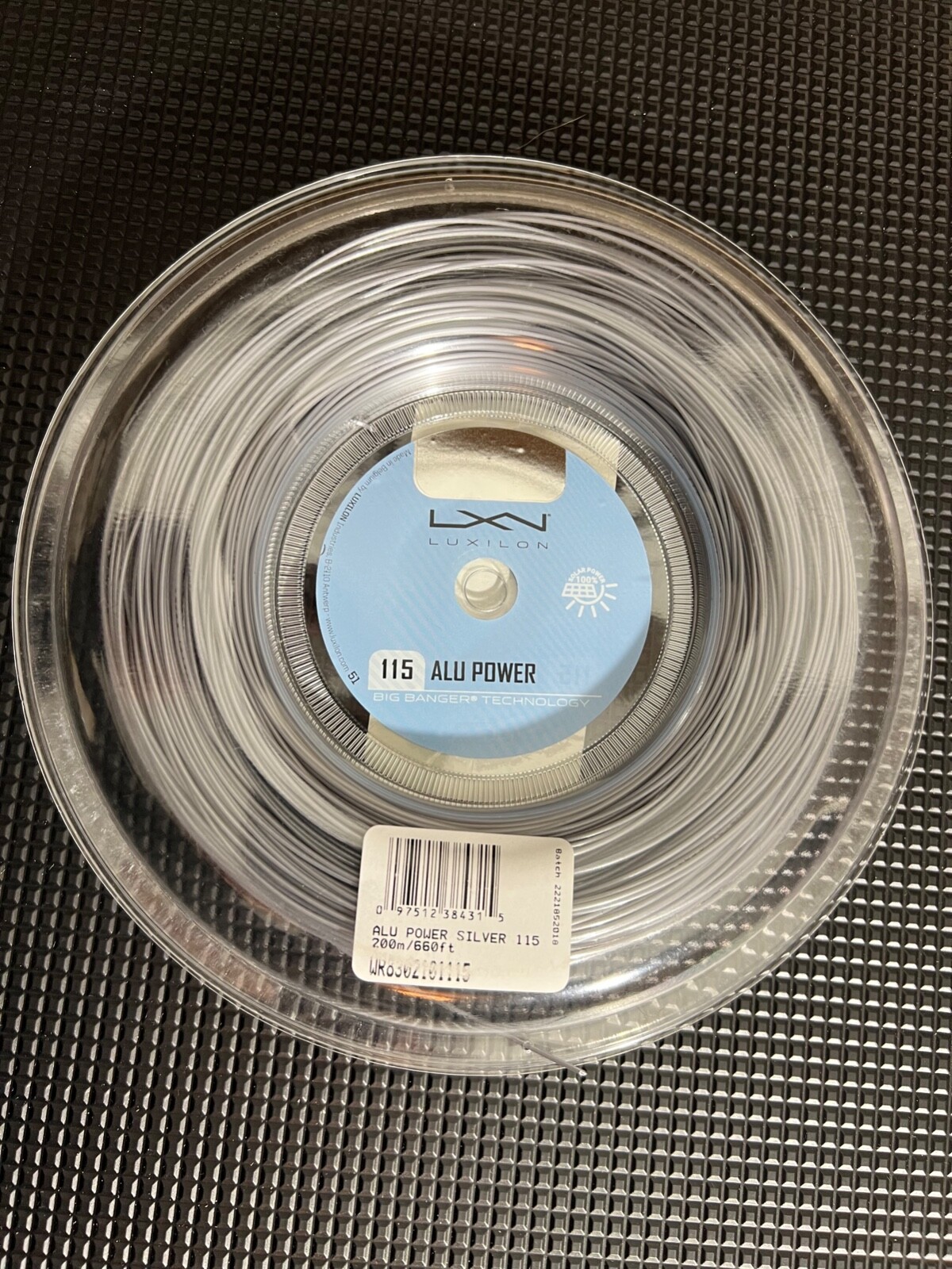 Luxilon Alu Power 115 Silver Reel Tennis String for sale online | eBay
