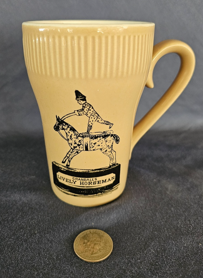 Vintage Crandall's Lively Horseman Coffee Tea Mug 8 oz Made in Japan ...