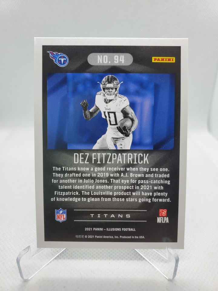 Dez Fitzpatrick - Titans - 2021 Panini Illusions - Green Emerald Rookie ...