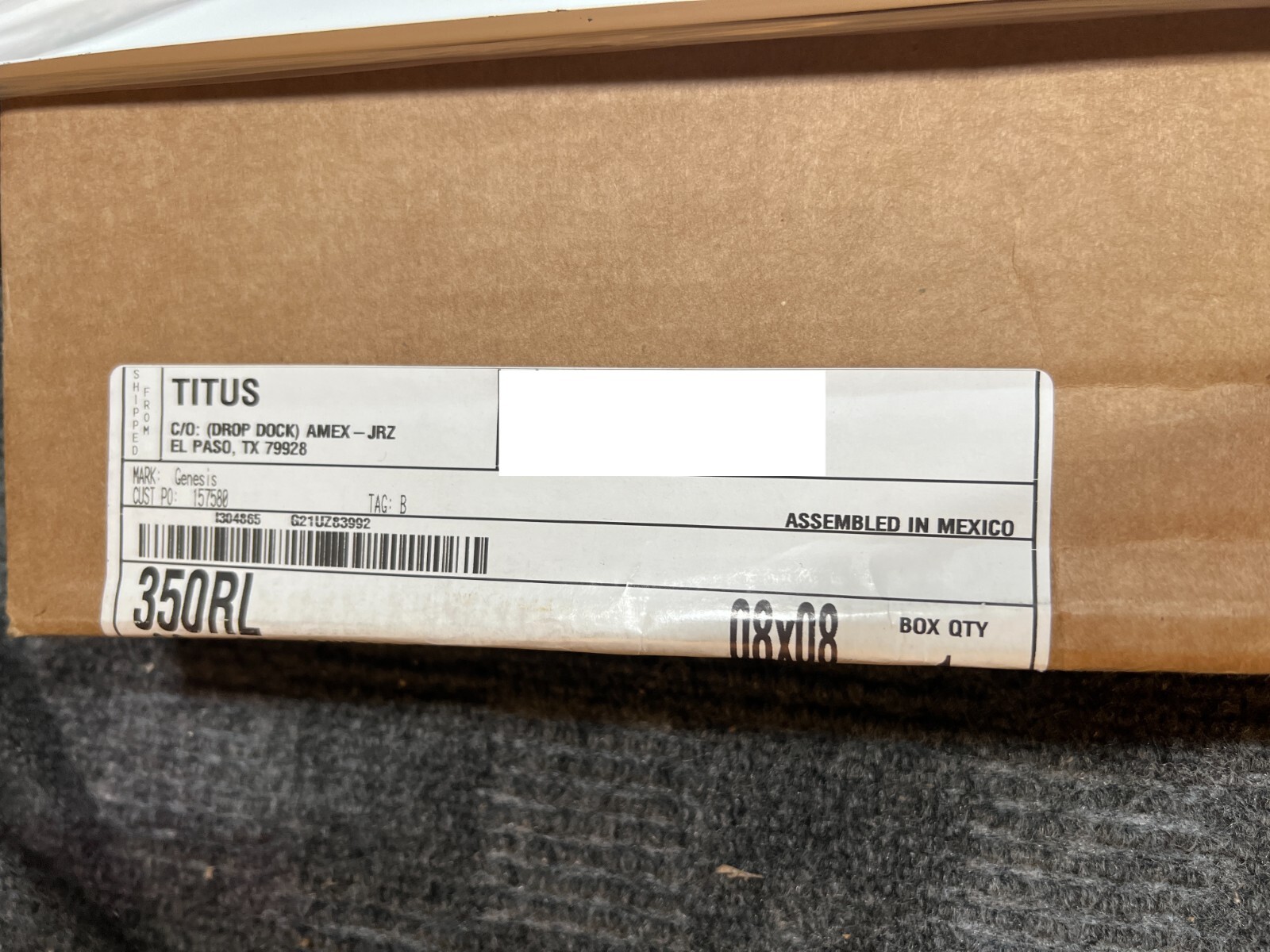 Titus 350RL Air Vent Grill 8x8 White 8,0 ,8,0 ,24x24,3 26 | eBay