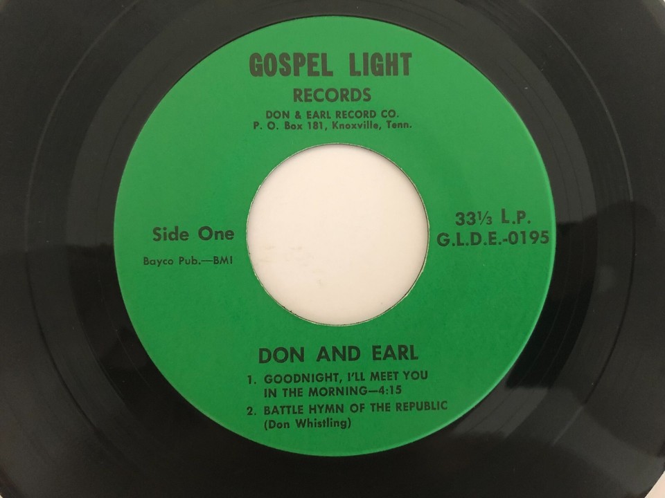 Country Gospel 45 DON & EARL The Last Mountain GOSPEL LIGHT hear | eBay