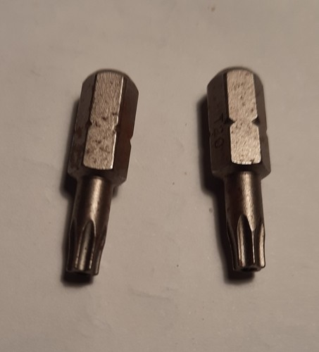 Insert bits: Tamper-proof (security) Torx, T20. Pack of 2 | eBay UK