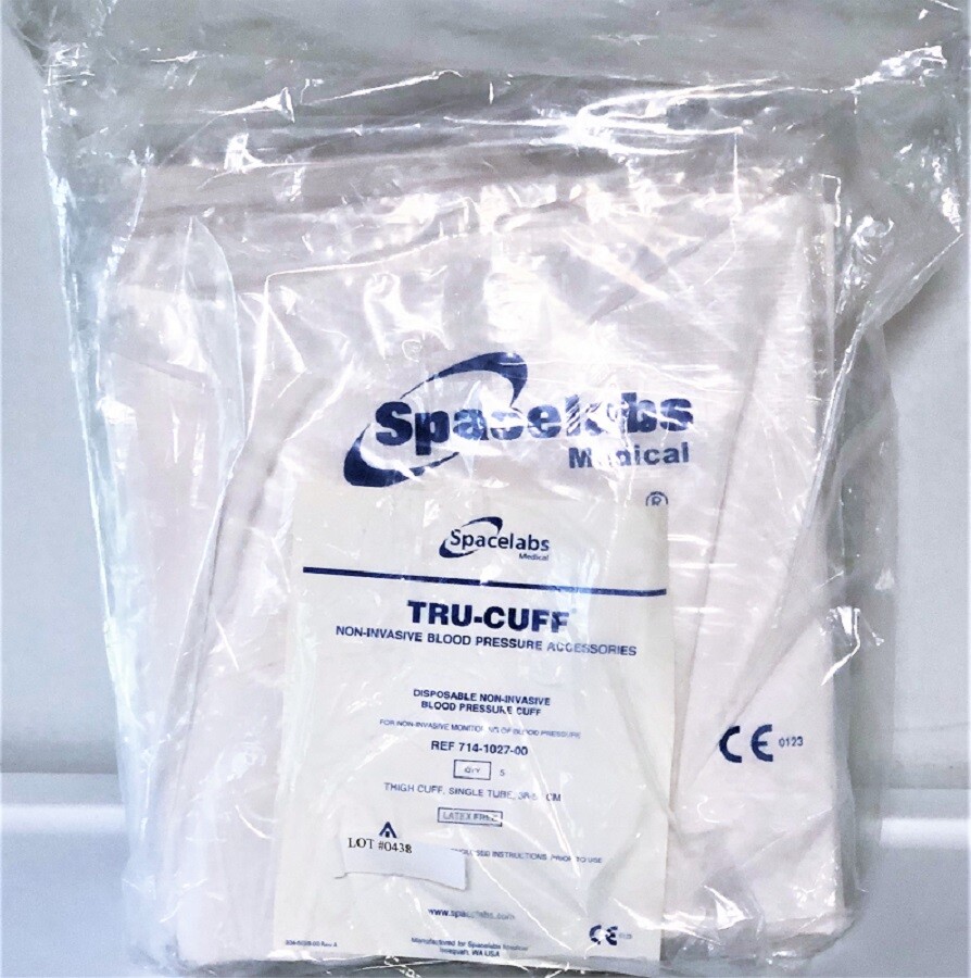 NEW Spacelabs (PKG OF 5) Disposable Blood Pressure Cuffs XL Size 38-50 ...