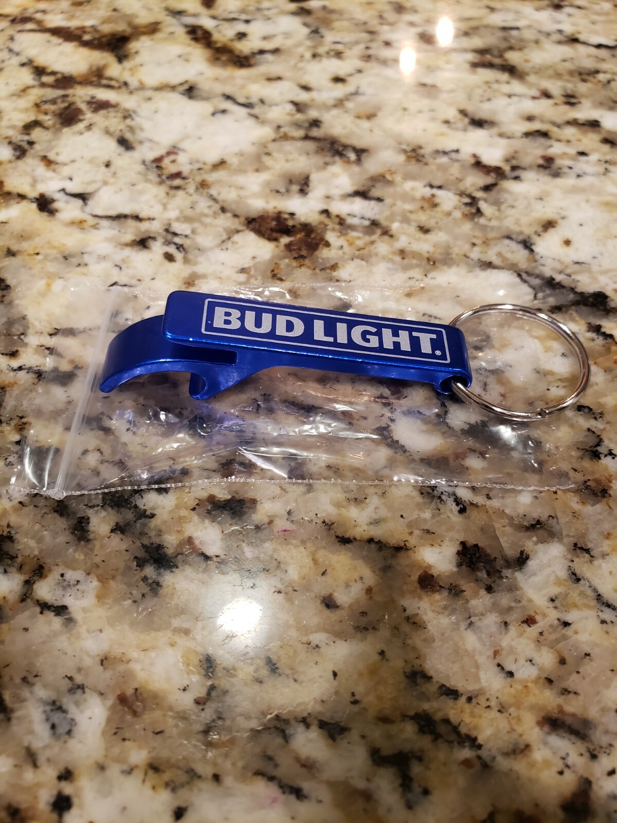 New Metal Blue Bud Light BEER Key Chain Bottle Opener Anheuser-Busch | eBay