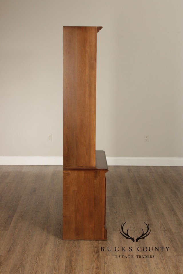 Ethan Allen Vintage Pair Of Maple Bookcases | eBay