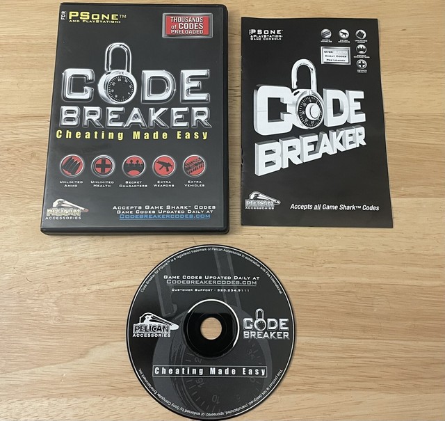 Pelican PELICAN PL396 PSX/PS one Codebreaker Cheat Device for sale ...