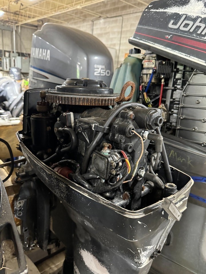 ~1992 Johnson 40 hp Outboard Boat Motor Engine Evinrude 20" Good Shape ...