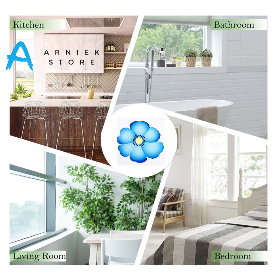 Flower Fly Trap Stickers Window Bug Catcher Insect Killer Sticky Paper ...