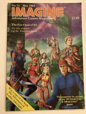 Imagine Adventure Gaming Magazine #14 First Neil Gaiman Story TSR D&D ...