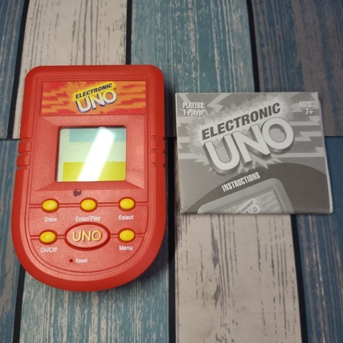 UNO Electronic Handheld Game Mattel 2001 (Works Great, NEEDS NEW ...
