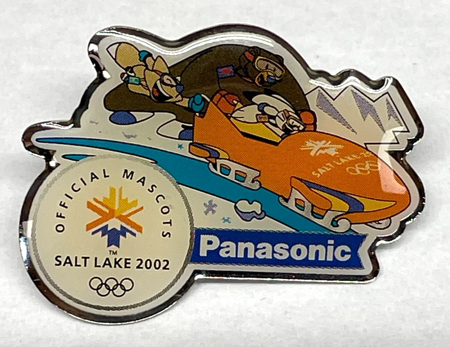 4 Different Mascot 2002 Salt Lake City Olympic Pins, COAL, POWDER ...