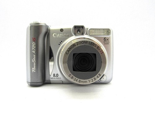 Canon PowerShot A720 IS Compact Digital Camera with Zoom & Video ...