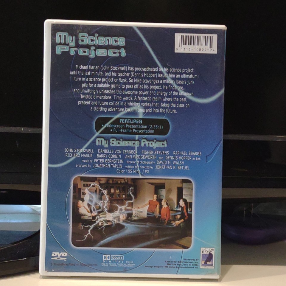 Anchor Bay My Science Project DVD PG Sci-Fi Widescreen/Full Frame 95 ...