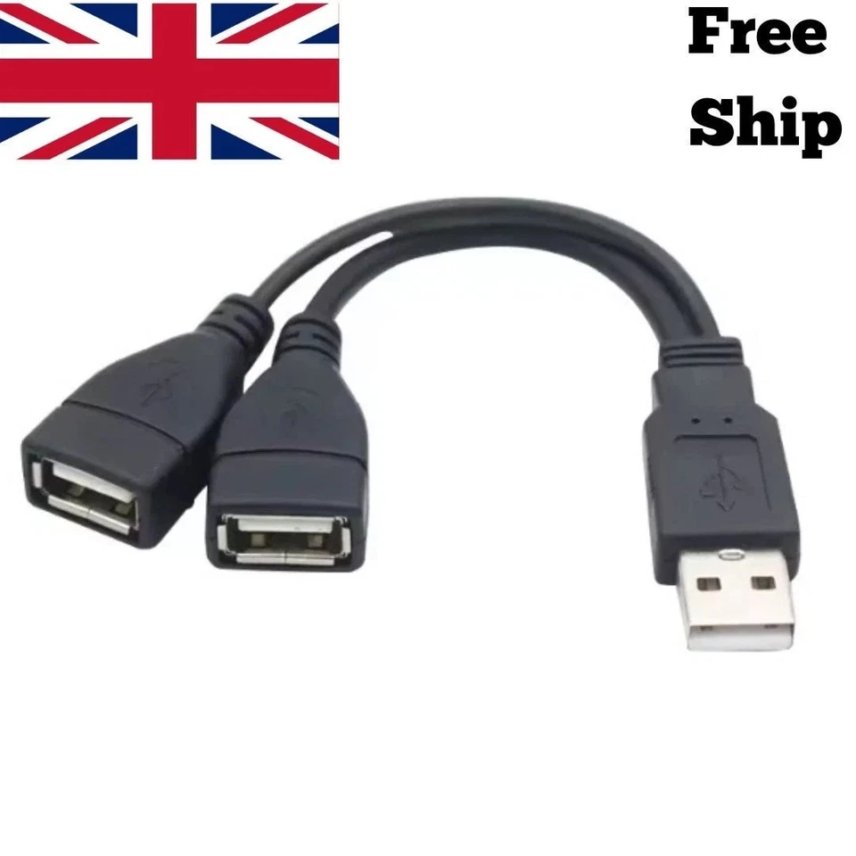 Dual USB Cable in USB Cables, Hubs & Adapters for sale | eBay UK