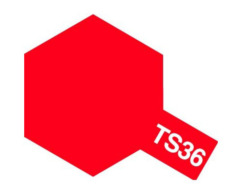 Tamiya 85036 Synthetic Spray TS36 Fluorescent Rouge (100ml) Modélisme ...