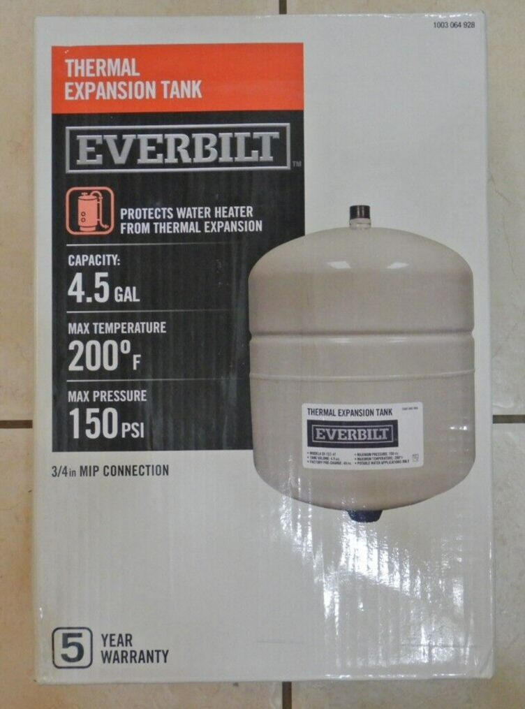 Everbilt 4.5 Gallon Thermal Expansion Tank for sale online | eBay