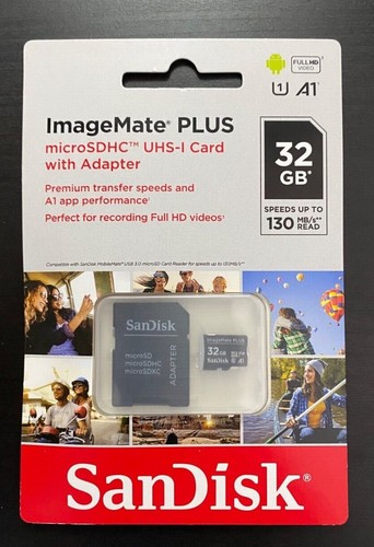 Sandisk Micro SD Card 32gb with Adapter - ImageMate® PLUS | eBay