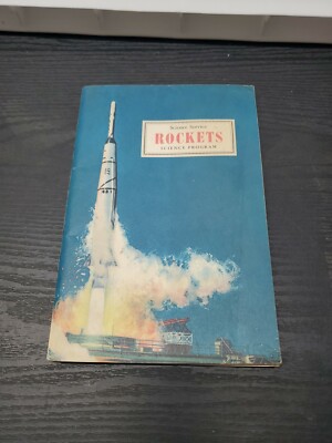 1965 Science Service Rockets Science Program Sticker Album Book ...
