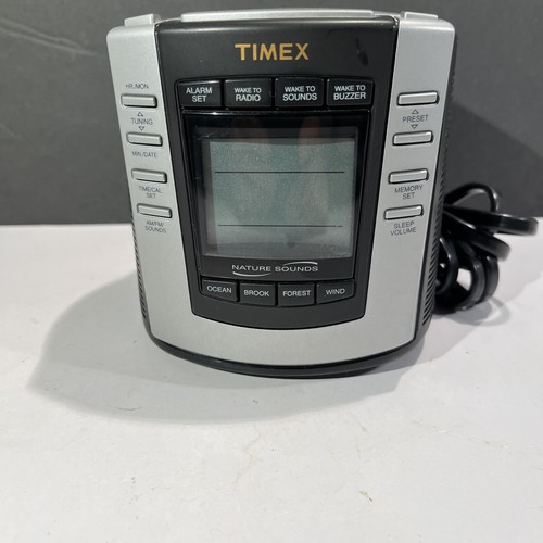 Timex Model T300B Digital Tuning Clock AM FM Radio w/ Battery Back-up ...