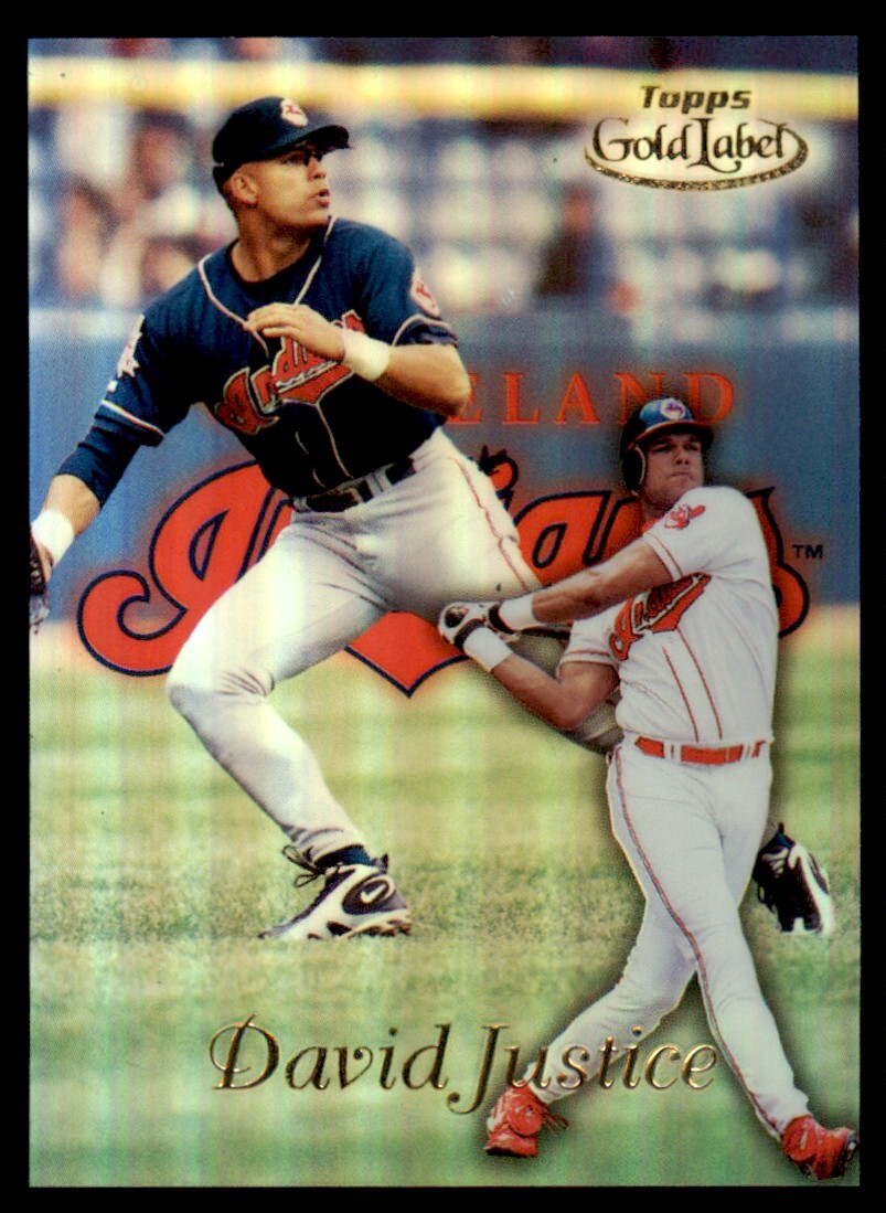 1999 Topps Gold Label Class 1 David Justice Cleveland Indians #38 | eBay