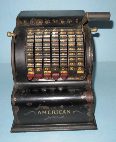 c1915 American Adding Machine Model 5 Five; Vintage WORKS;Original Lacquer Paint | eBay