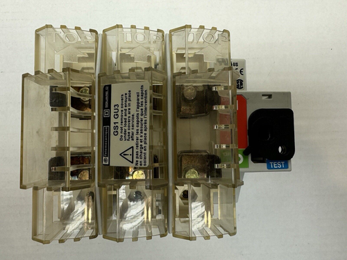 Square D TELEMECANIQUE GS1-GU3 Fuse Switch 3x60A J Fuse | eBay