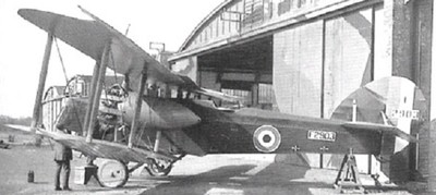 P-7 Bourges Boulton Paul UK P7 Airplane Wood Model Replica Small Free ...