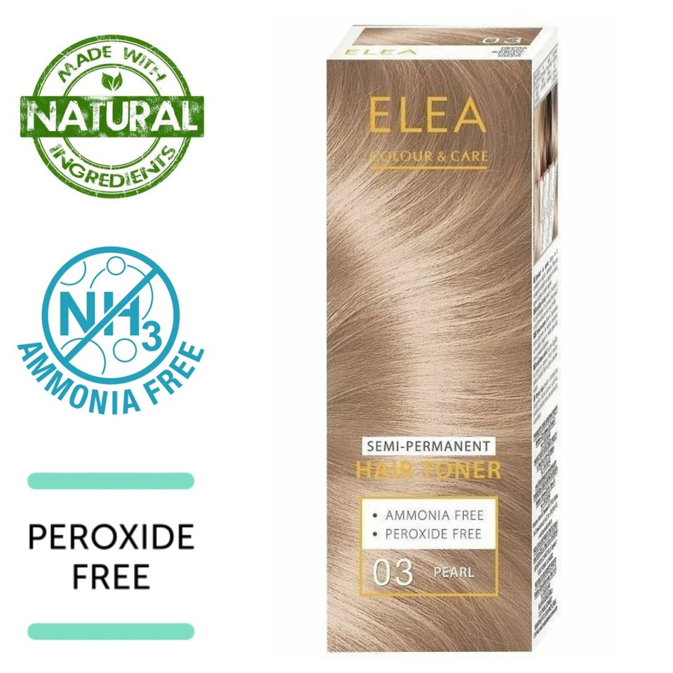 Elea Semi Permanent Hair Toner Perfect Colour Dye Amonia & Peroxide ...