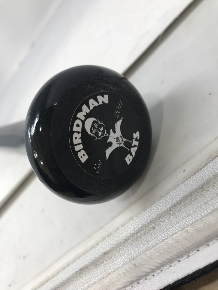 New Birdman Custom UD13 Maple Wood Baseball Bat Cupped End Black/Green ...