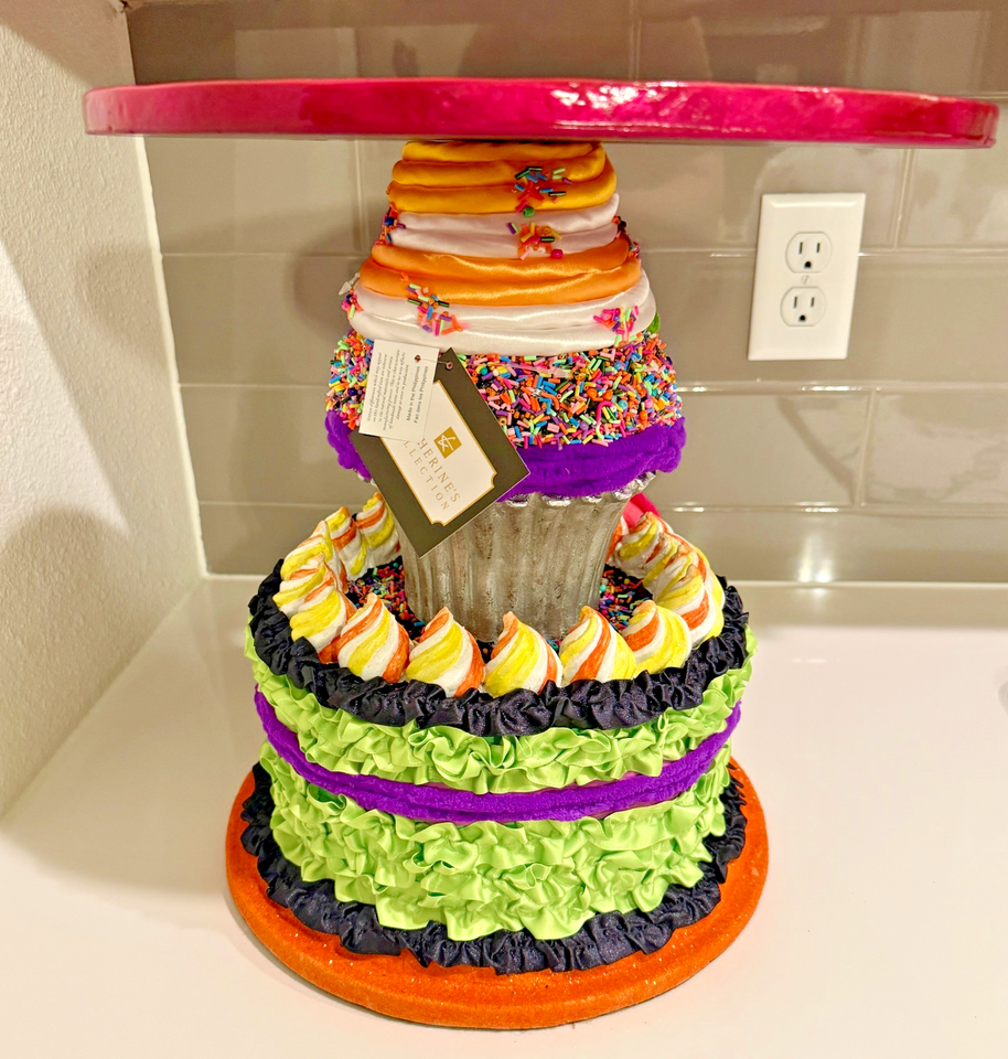 New - Katherine's Collection - Creepy Confections Cake Plate Disturbing ...