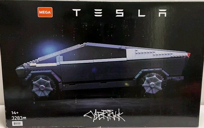 Mega Tesla Cybertruck Building Set Collectible Model 48cm Age 14+ Brand ...