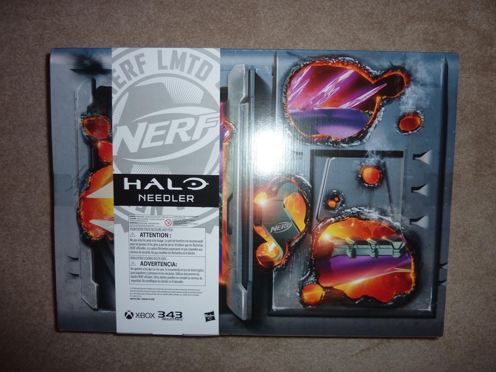 NERF LMTD Halo Needler Blaster With In-Game Content - IN HAND and ...