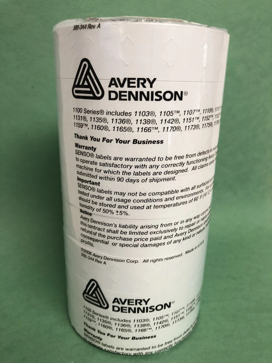 Avery Dennison Monarch 1100 Series Senso Labels Discount ...