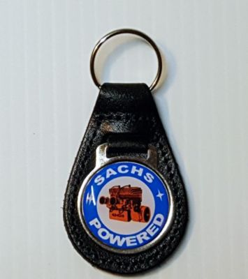 Reproduction Vintage Sachs Motor (2) Snowmobile Medallion Leather ...