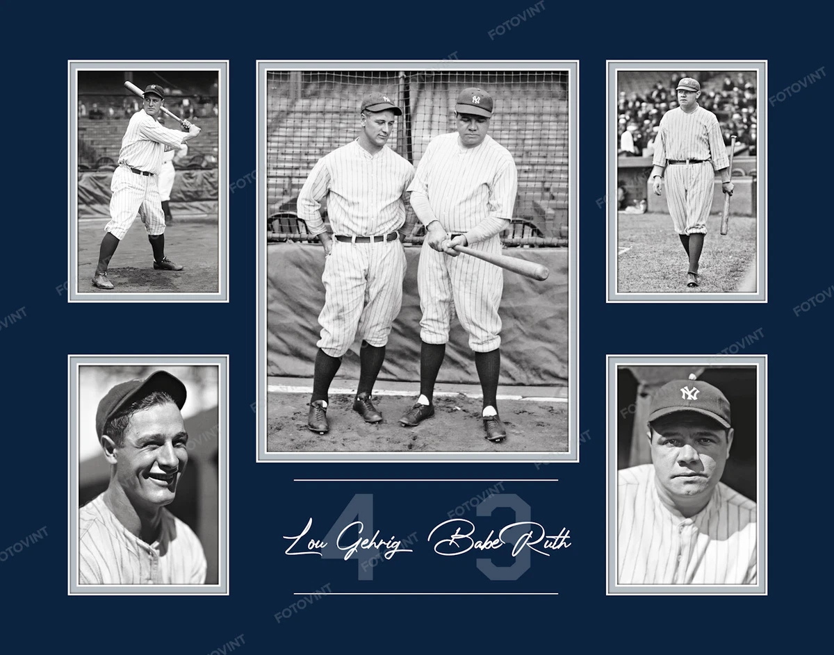 Lou Gehrig And Babe Ruth