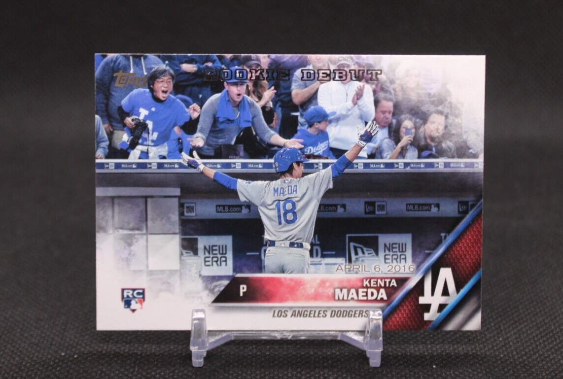 2016 Topps Update Kenta Maeda US285 Rookie Debut LAD RC | eBay