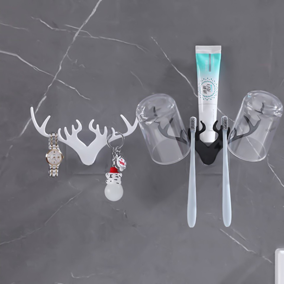 Coat Rack Strong Stickiness Multifunctional Easy to Install Coat Rack 4 ...