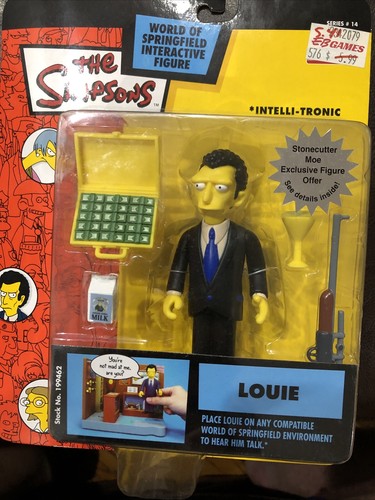 The Simpsons - Louie - series 14 World of Springfield Playmates | eBay