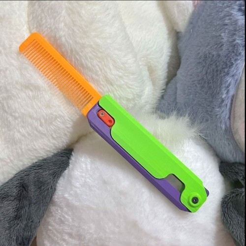 3D Printing 3D Gravity Comb Anxiety Relief Adult Fidget Toys Adult ...