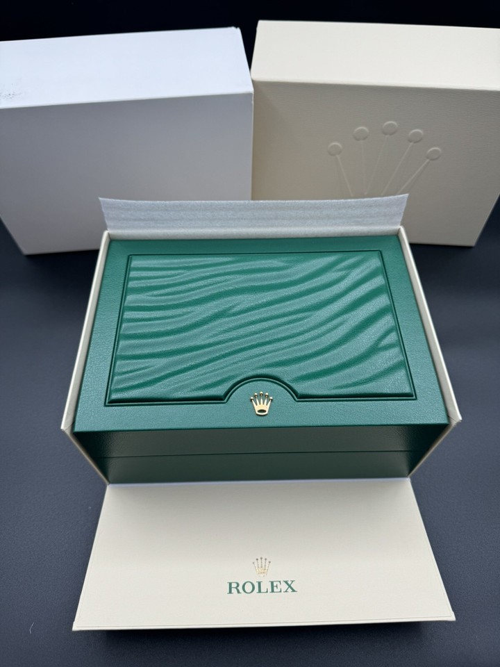 NEW Authentic NEW STYLE ROLEX Medium Watch Box Set GMT SUB Datejust OP ...