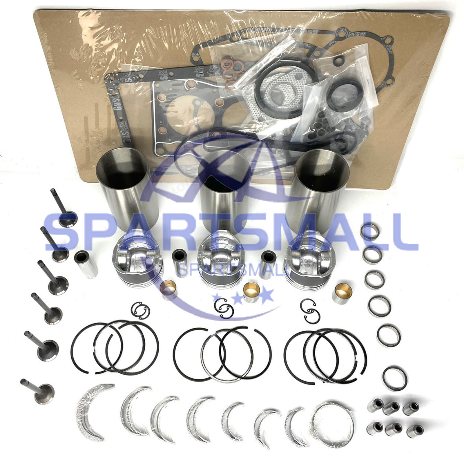 NEW 3TNM74 Overhaul Rebuild Kit for Yanmar | Grelly USA
