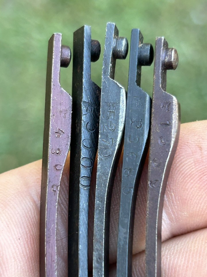 Original WWII German K98 Mauser Early-War WaA Marked Barrel Band Spring ...