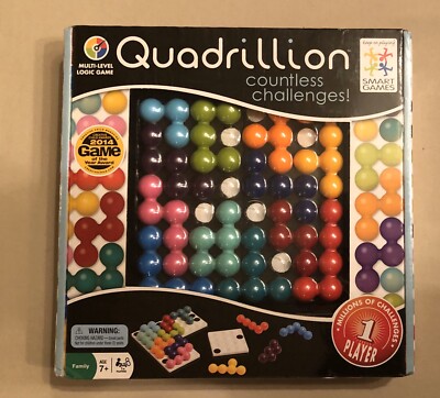 Quadrillion Click & Play Multi Level Logic Game Age 7+ 1 Player ...