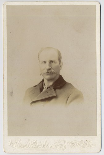 Antique Cabinet Card Man MUSTACHE Moustache Carte de Visite Handsome ...