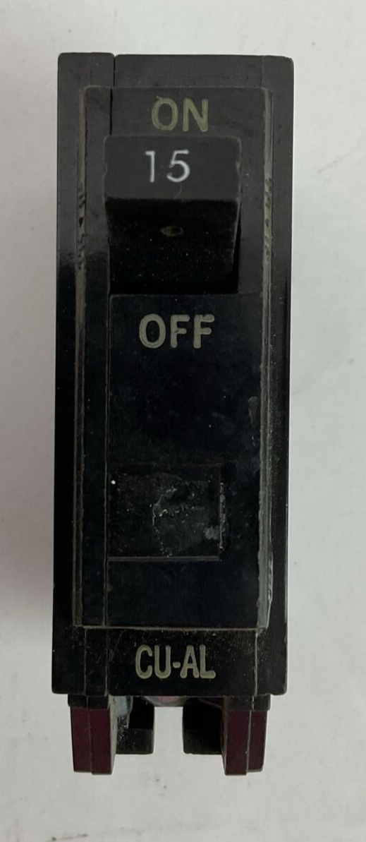 GE TQL1115 STYLE B CIRCUIT BREAKER 15AMP 1POLE 120/240VAC TYPE TQL-AC ...