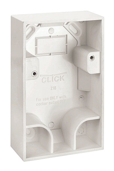 45amp 45A Cooker Connection Outlet Plate for Dual Double Appliance Hob ...