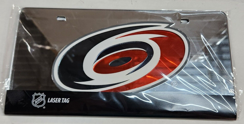 Carolina Hurricanes NHL Silver Laser Tag License Plate | eBay