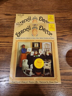 Plaid Enterprises Stencil Decor Mylar and Stencil Instructions Number ...